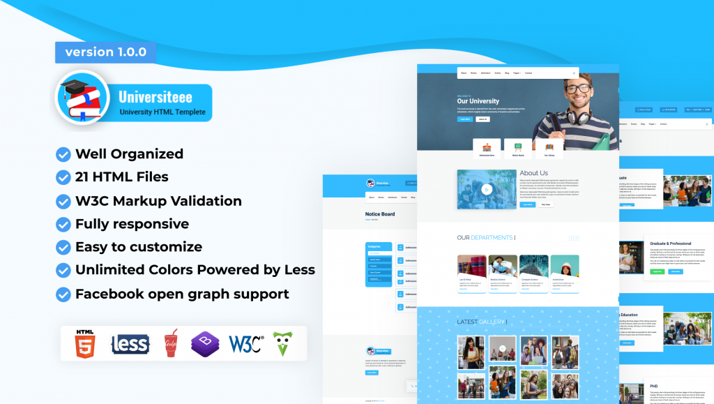 Universiteee - University & College Html Template